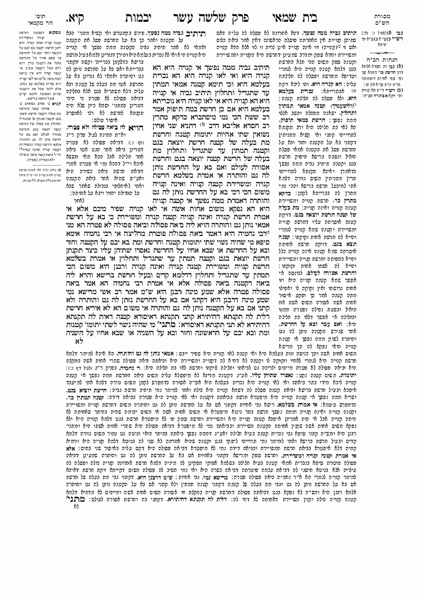 Yébamot - Daf 111 - Daf Yomi